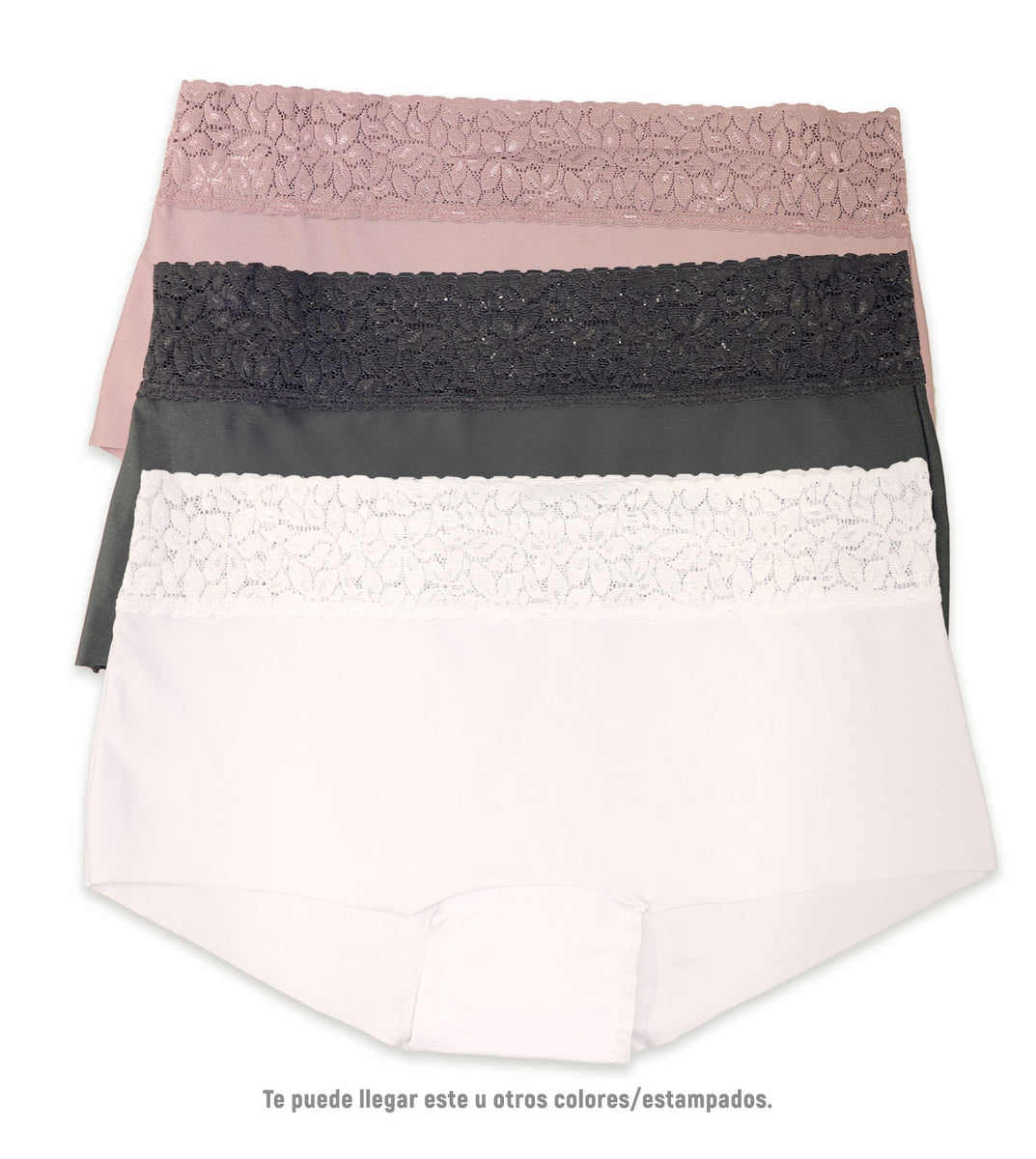 Paquete x3 de cachetero con encaje en cintura– Feria del Brasier