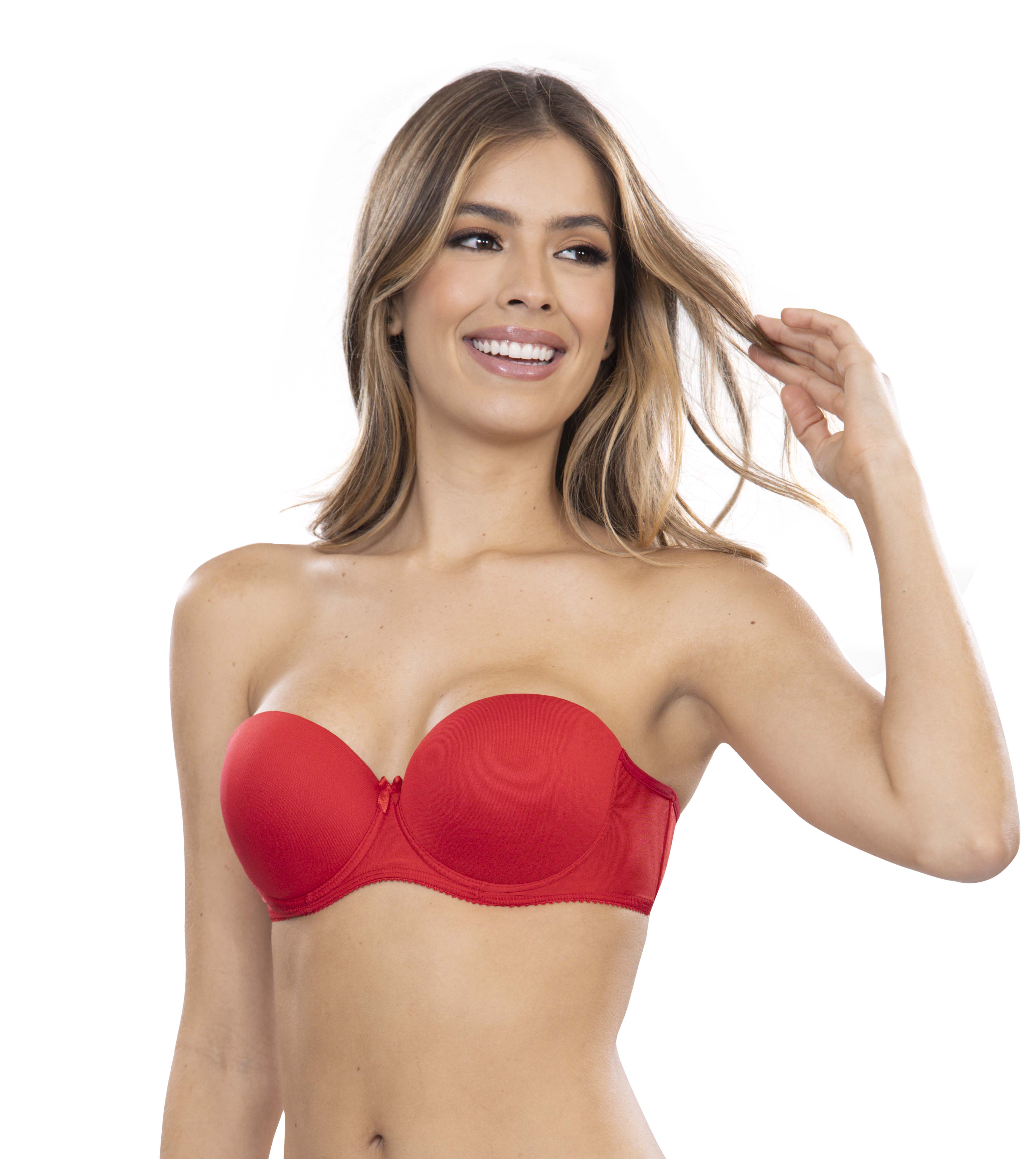 Brasier strapless con realce– Feria del Brasier