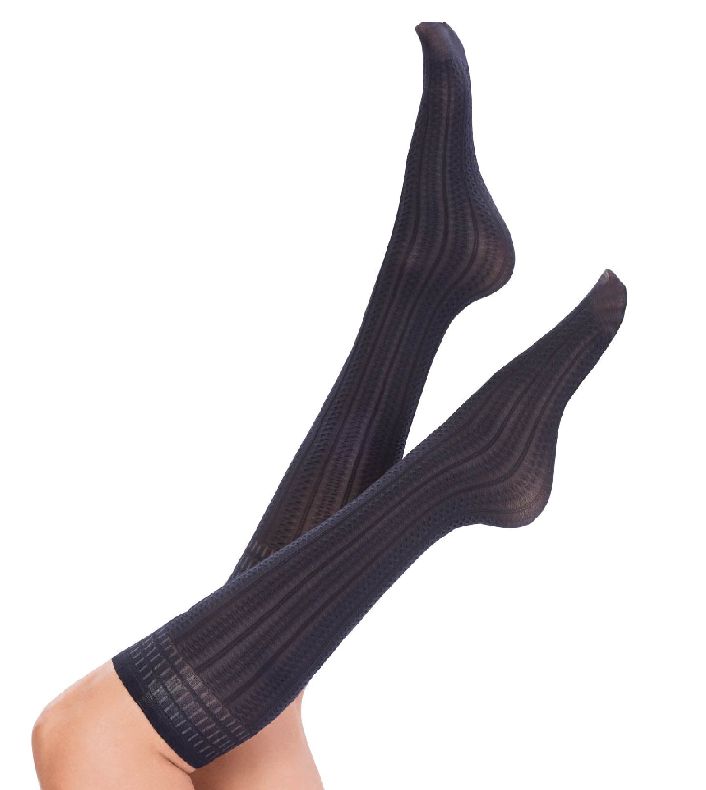 Medias slack con textura en líneas– Feria del Brasier