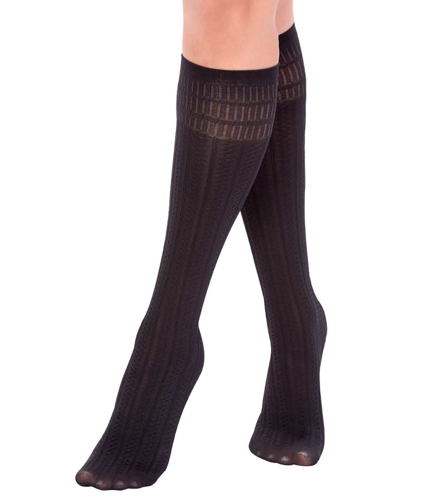 Medias slack con textura en líneas– Feria del Brasier